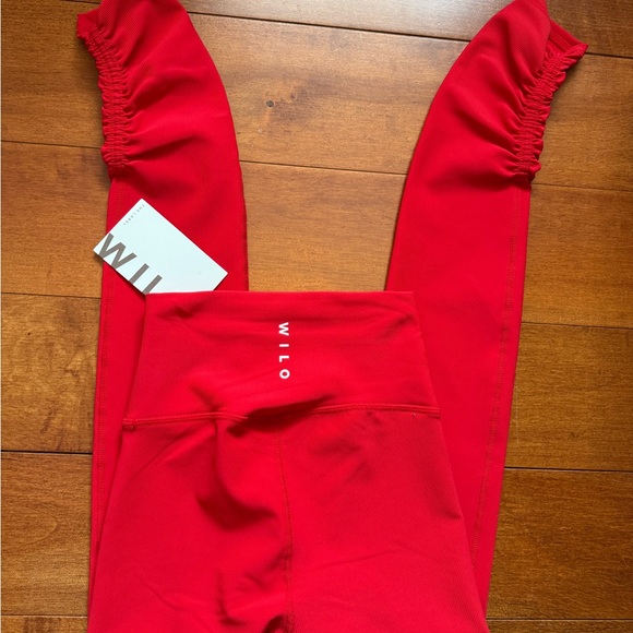 Wilo The Label | Pants & Jumpsuits | Nwt Wilo The Label Scarlet Ribbed ...